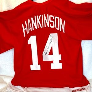 CCM | Other | Signed Authentic Ben Hankinson Jersey | Poshmark